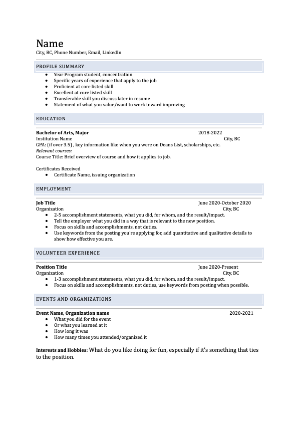 Examples Of Accomplishment Statements